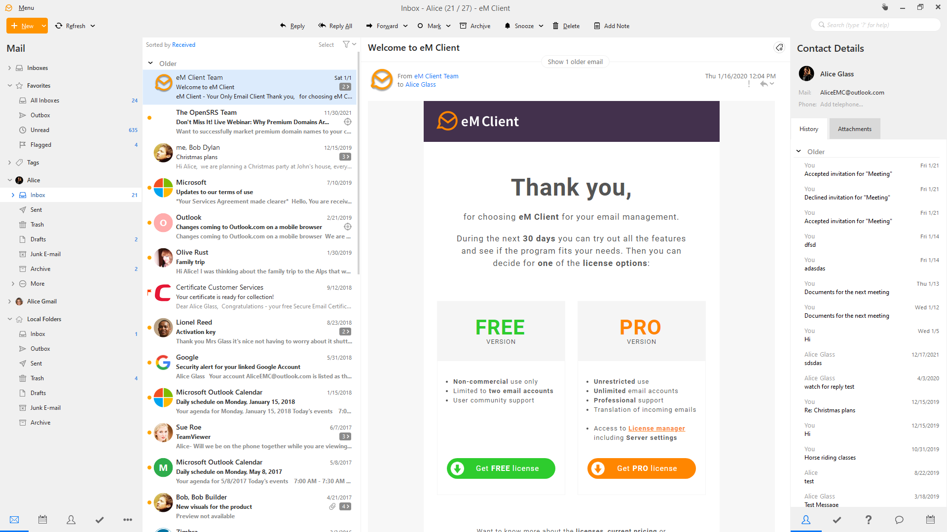 Themes | Custom Themes from Our Users | eM Client